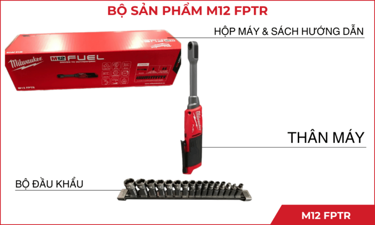 Máy siết bu lông Milwaukee M12 FPTR